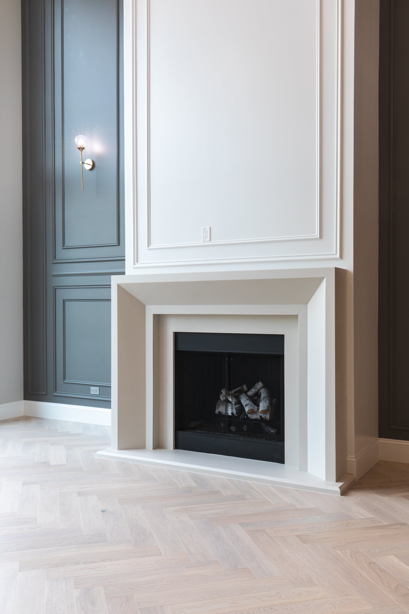 Milan Cast Stone Fireplace Surround – Oltre Castings and Design
